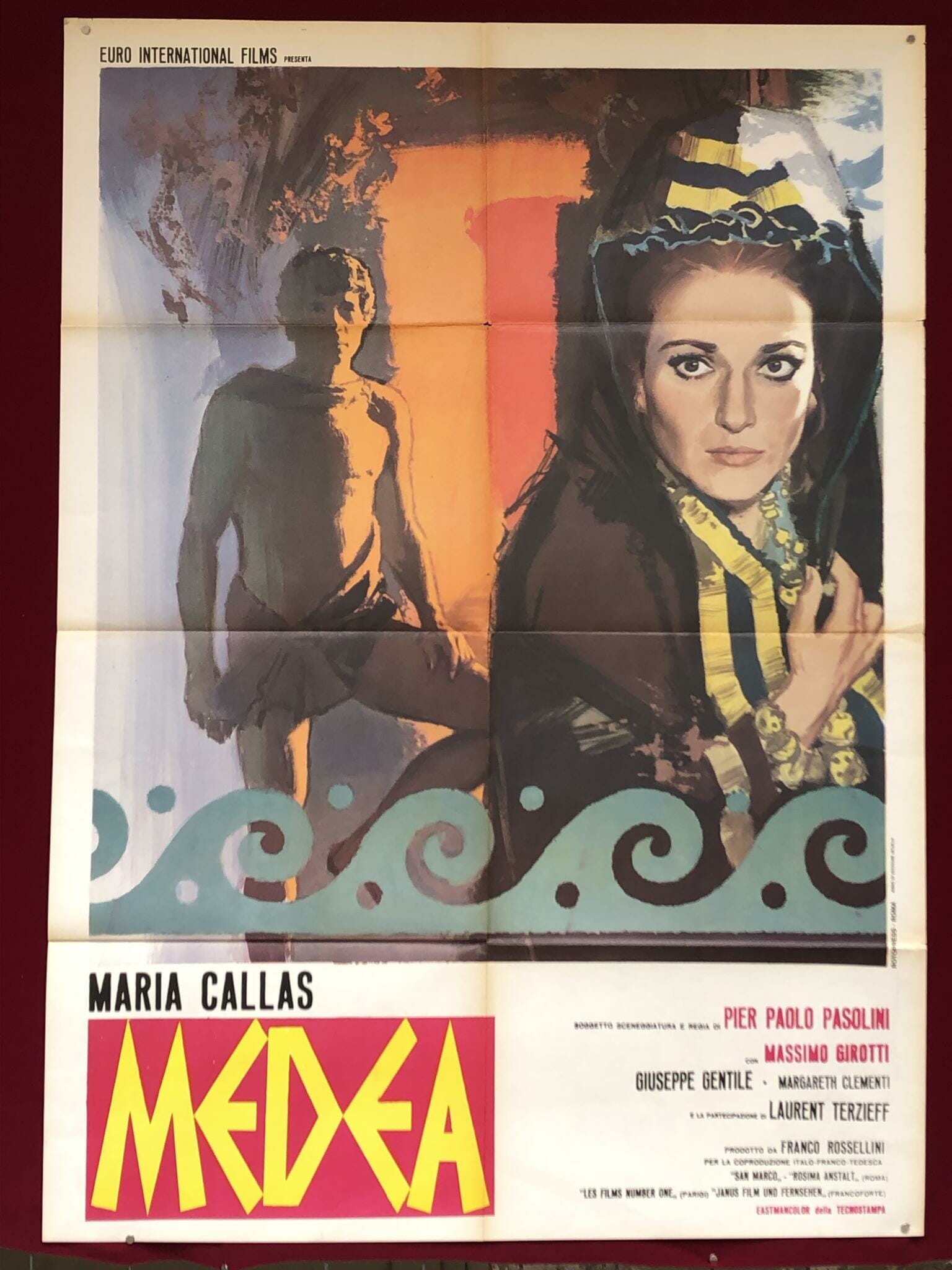 MEDEA of PIER PAOLO PASOLINI - VINTAGE MOVIE POSTER