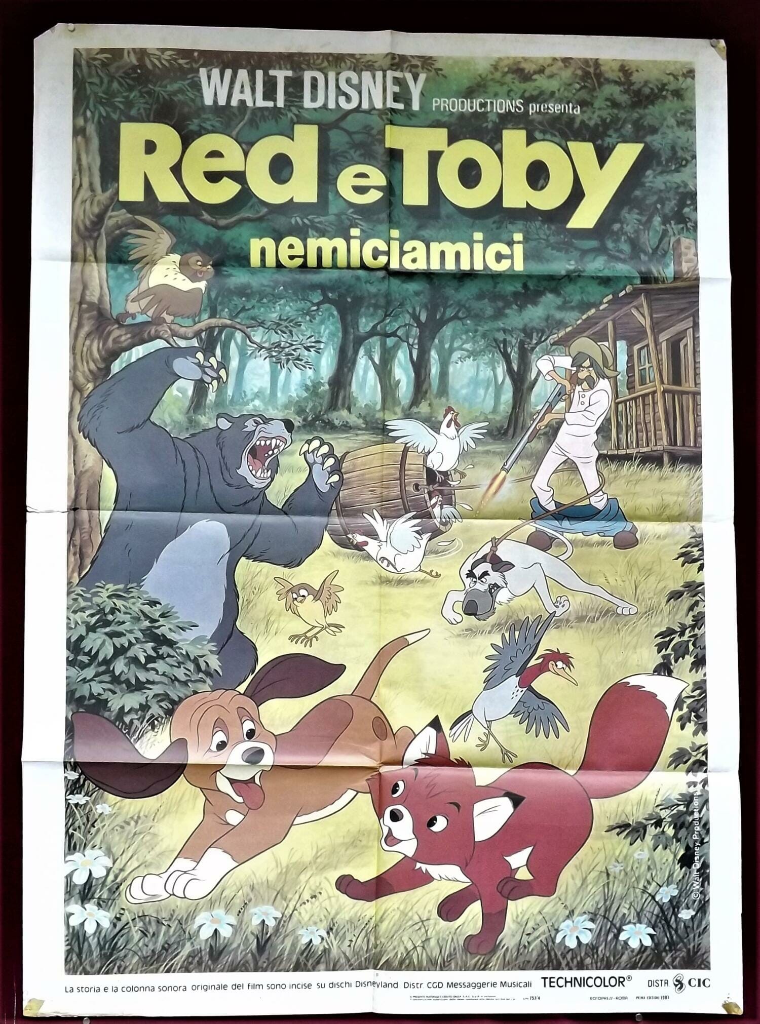 Red e Toby - MANIFESTO - Bottega d'arte Minerva