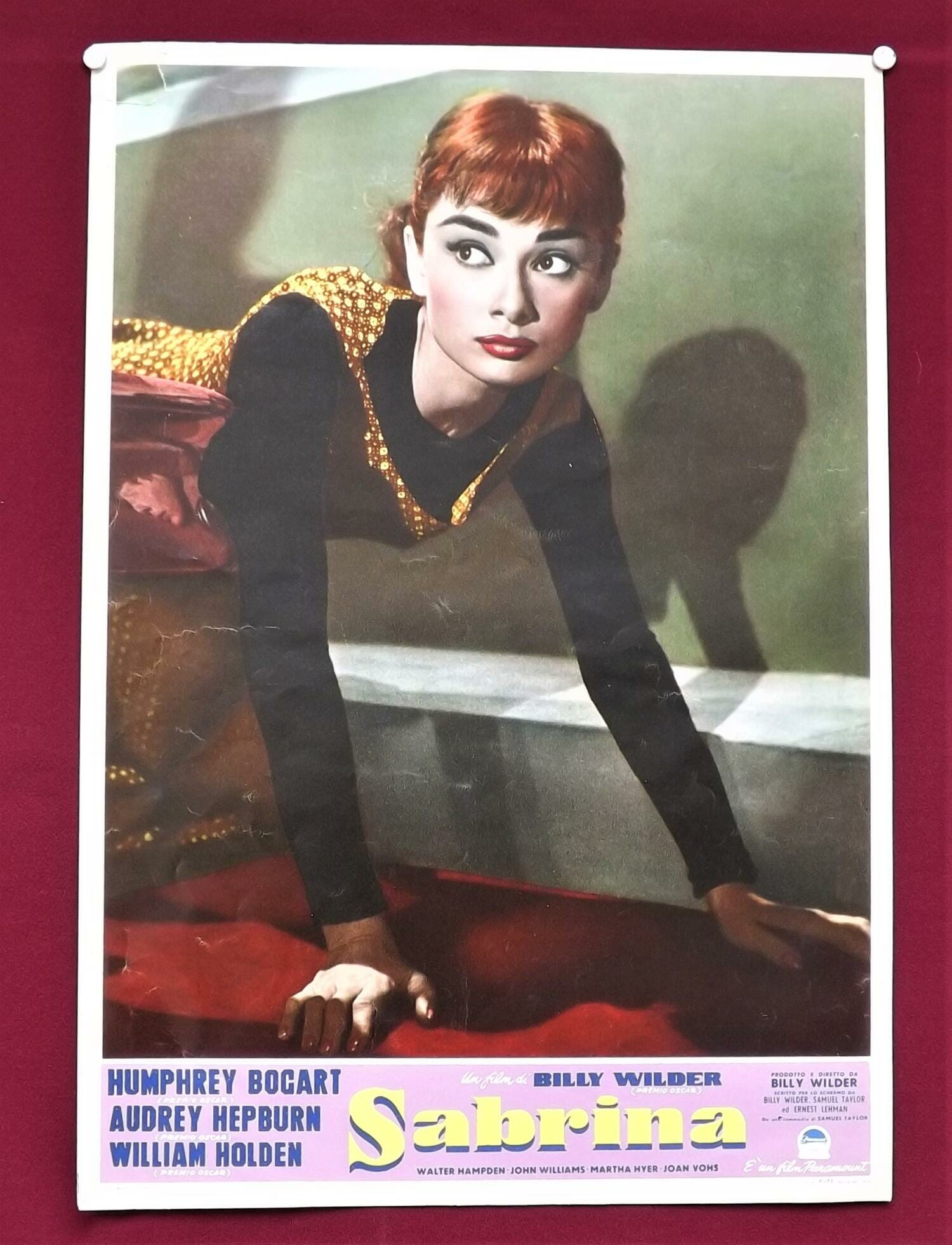 SABRINA Hepburn VINTAGE POSTER
