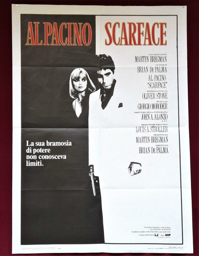 SCARFACE Vintage Poster - Bottega d'arte Minerva