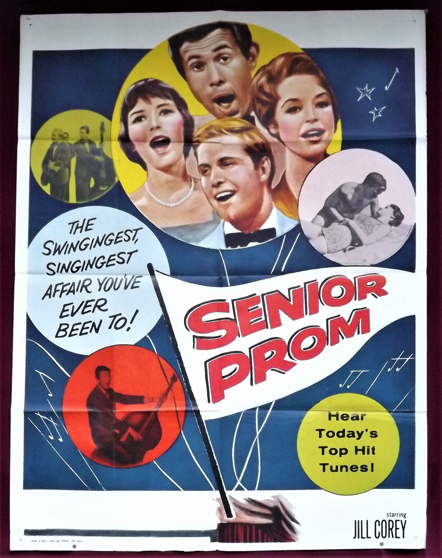 SENIOR PROM Manifesto originale 1958 Bottega d'arte Minerva