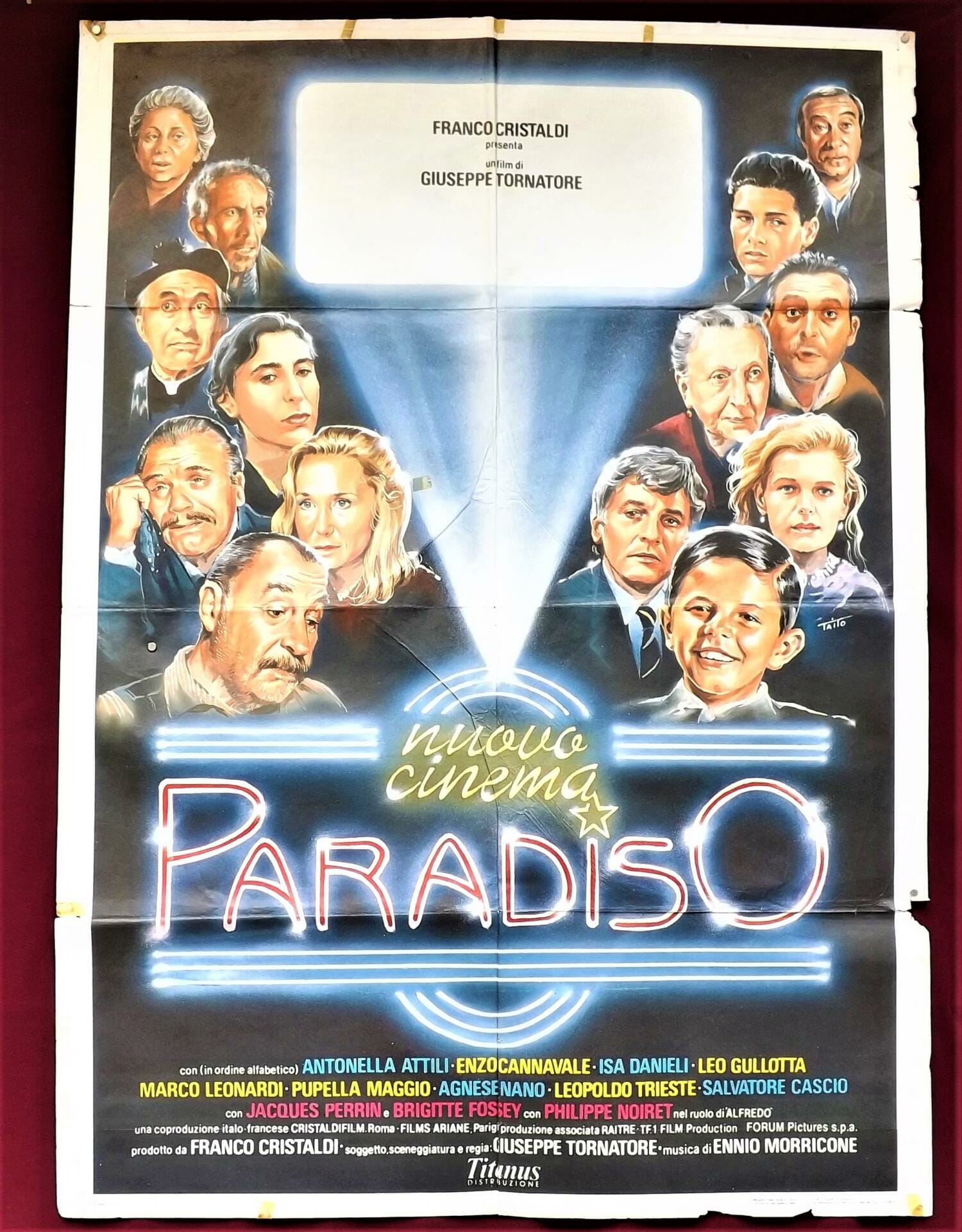 CINEMA PARADISO Vintage poster - Bottega d'arte Minerva